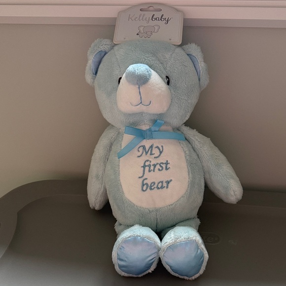 Kelly Baby | Toys | Nwt Kelly Baby Blue Teddy Bear My First Bear | Poshmark